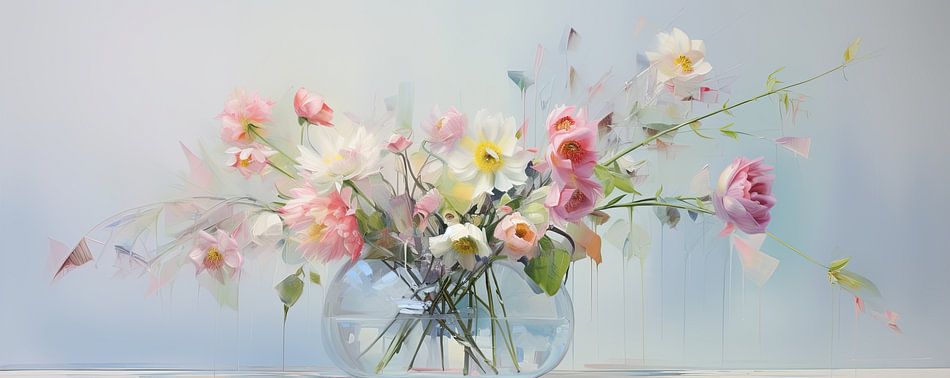 Bloemen | Bloemen van De Mooiste Kunst op canvas, behang en meer