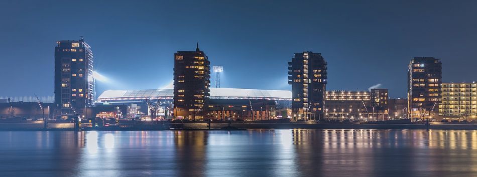 Feijenoord Stadion "De Kuip" 2017 in Rotterdam (formaat 3/1) van MS ...