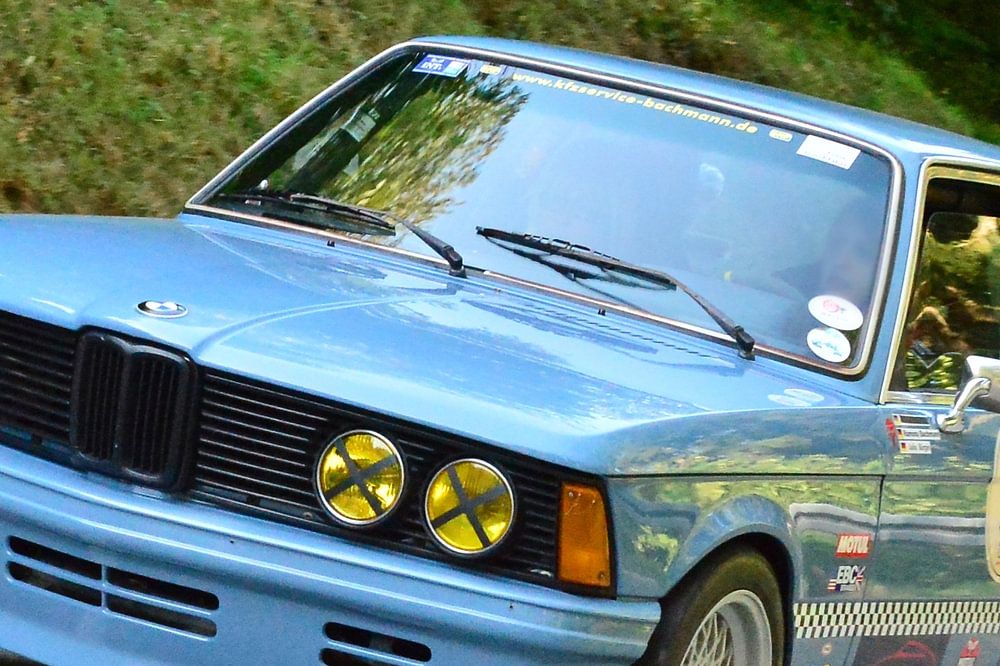 BMW E21 Eggberg Classic 2019 van Ingo Laue op canvas, behang en meer