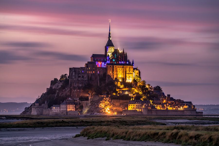 Le Mont Saint Michel by Achim Thomae on canvas, poster, wallpaper and more