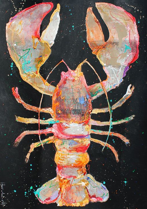 Bestel mooie Kreeft sterrenbeeld kunst als wanddecoratie | Werk aan de Muur