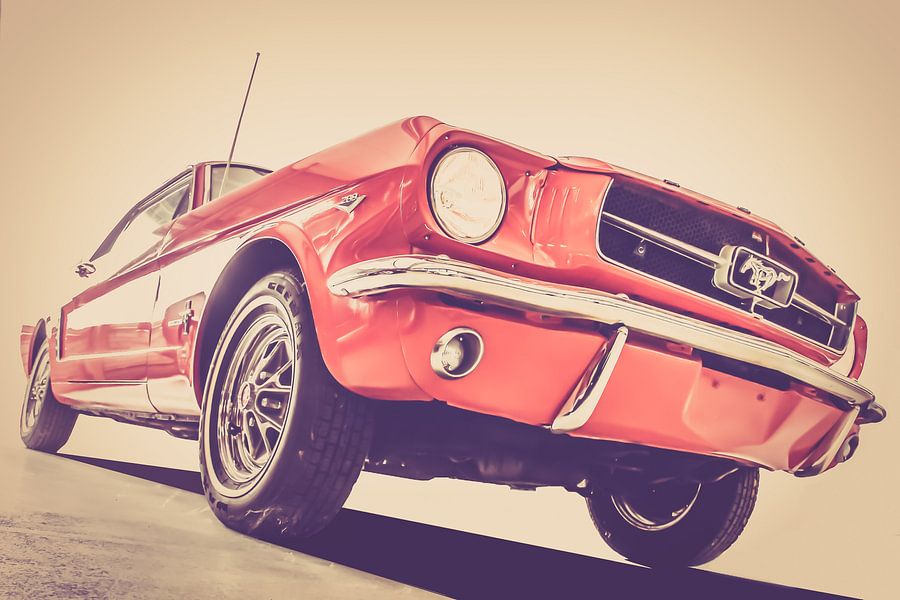 Ford Mustang van marco de Jonge op canvas, behang en meer