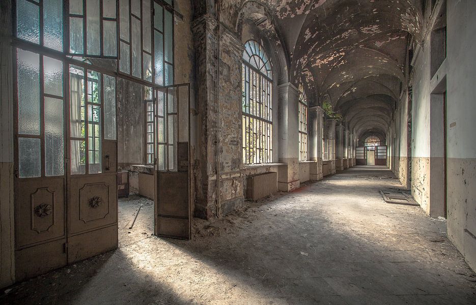 Old psychiatric hospital Urbex by Olivier Photography on canvas, poster ...