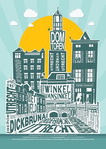 Order Beautiful Maps of Utrecht Art as Wall Art | Art Heroes
