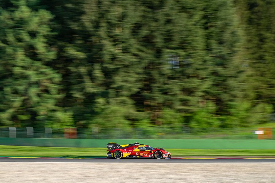 Ferrari 499P Hypercar op Spa Francorchamps van Sjoerd van der Wal ...