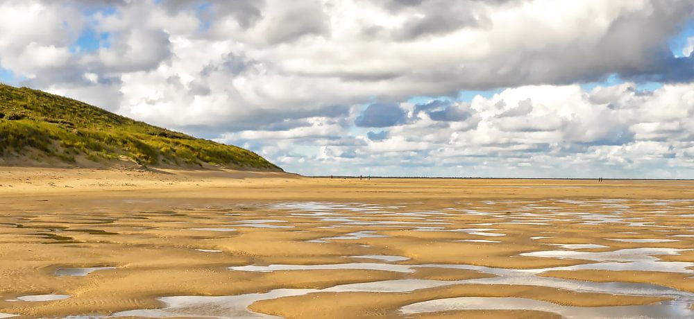 Panorama Vuurtoren van Texel / Panoramic Texel Lighthouse van Justin Sinner Pictures ( Fotograaf ...
