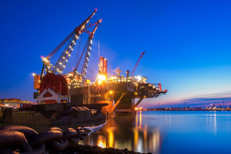 Balder van Heerema van Vincent Fennis op canvas, behang en meer