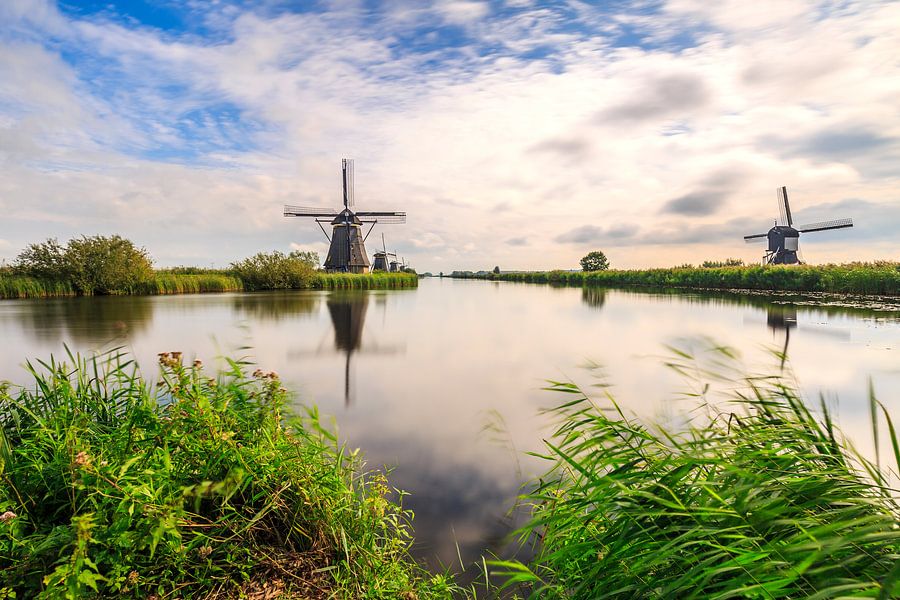 Traditional Dutch Windmills Kinderdijk World Unesco heritage by Sander ...