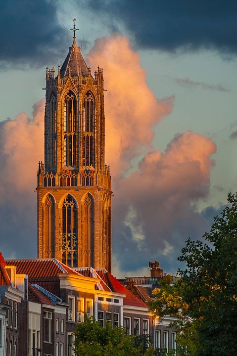 Bestel mooie Domplein en de Dom van Utrecht kunst als wanddecoratie ...
