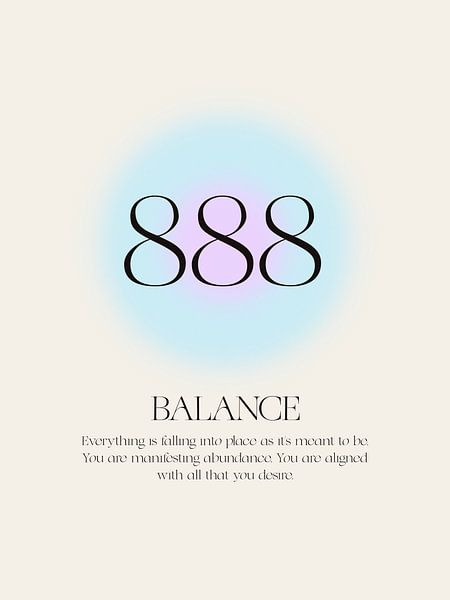 888 Balance by Bohomadic Studio on canvas, poster, wallpaper and more