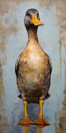 Eend | Eend van De Mooiste Kunst op canvas, behang en meer