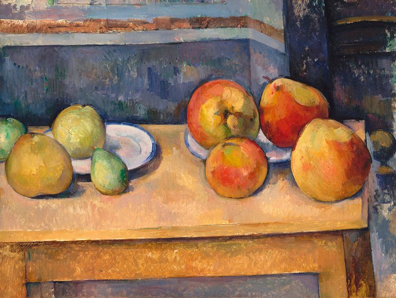 Paul Cézanne. Stilleven Met Appels En Peren op canvas, behang, poster en meer