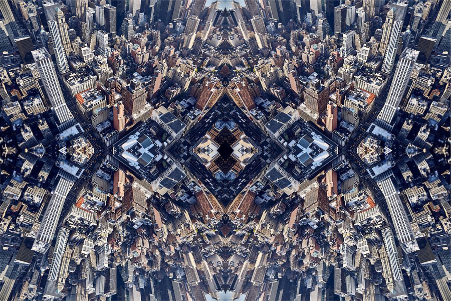 NYC M.C. Escher/inception von Graham Forrester auf ArtFrame, Leinwand ...