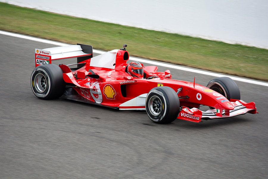 Ferrari F1 car F2004 by Tim Vlielander on canvas, poster, wallpaper and ...
