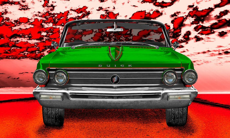 1962 Buick Electra 225 - 2e generatie van aRi F. Huber op canvas ...