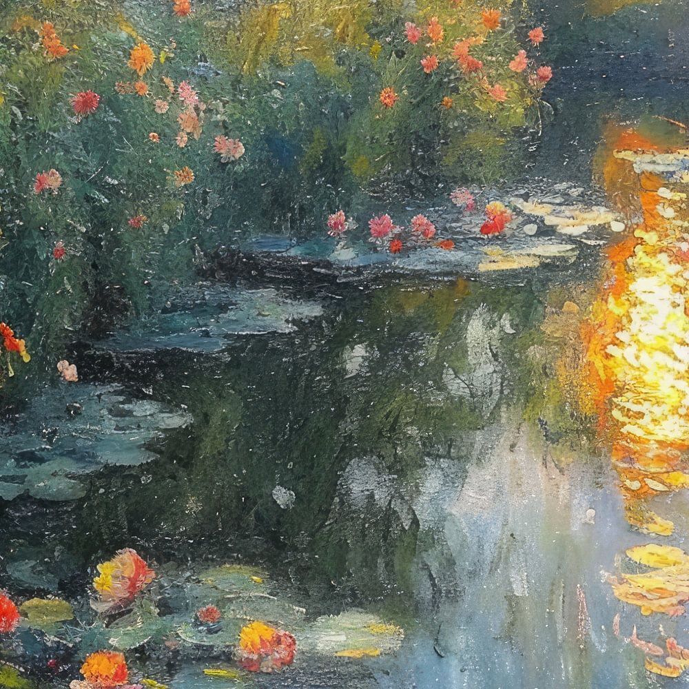 Nachtromantiek, Maan, geïnspireerd door Monet van Niklas Maximilian op ...