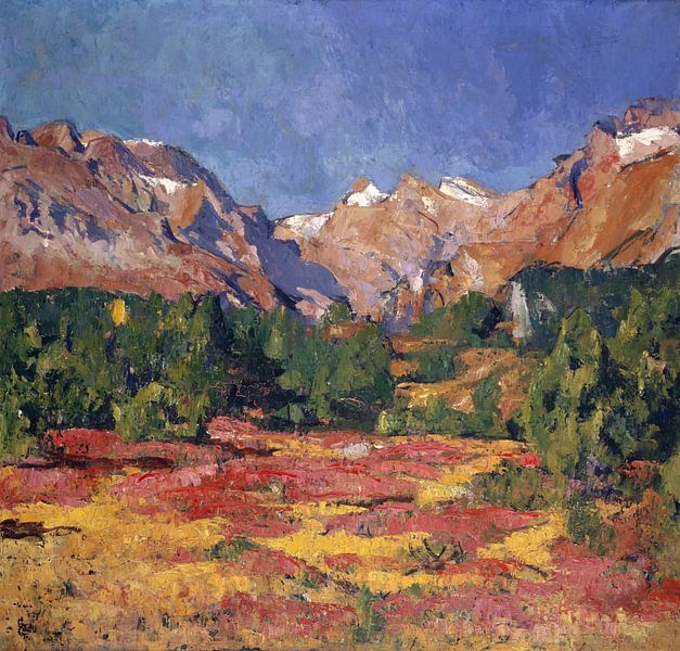Herfstlandschap (Maroz-vallei met Piz Duan en Gletscherhorn), Giovanni ...