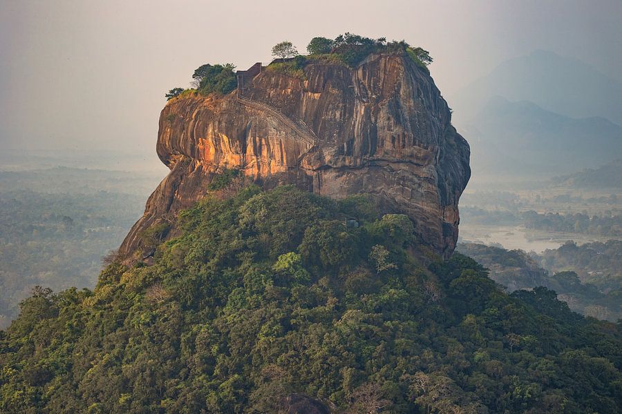 Sigiriya Rock, Sri Lanka by Jan Schuler on canvas, poster, wallpaper ...