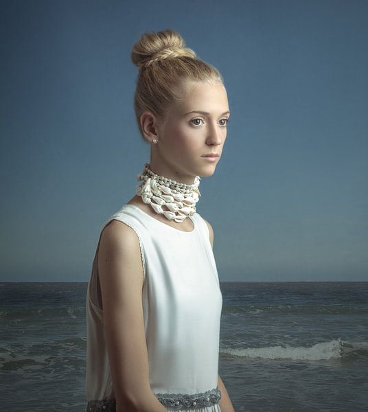 Schatten van de Zee van Anja van Ast op canvas, behang en meer