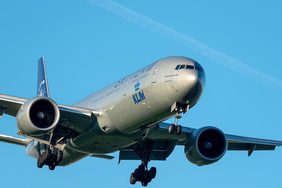Klm Boeing 777 skyteam livery by Arthur Bruinen on canvas, poster ...