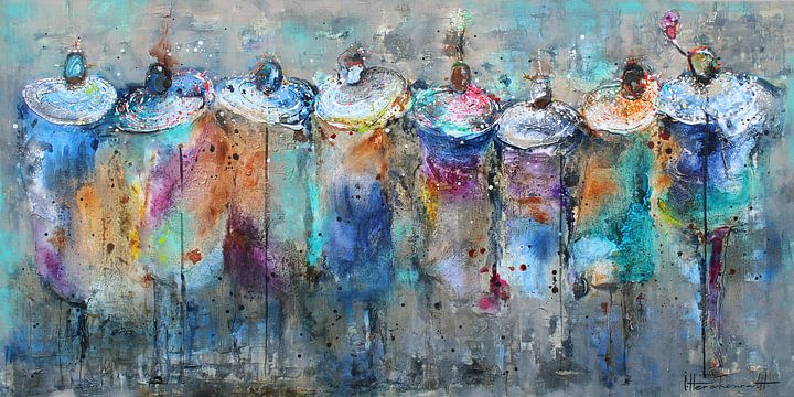 Tips voor wanddecoratie met kleurrijke schilderijen | Werk aan de Muur