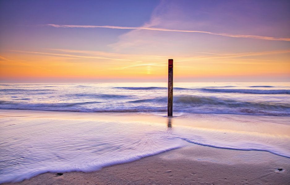Strand op Texel van Justin Sinner Photography ( Fotograaf op Texel) op canvas, behang en meer