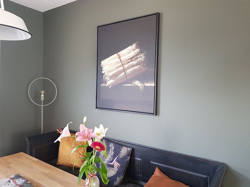 Stilleven met asperges - Adriaen Coorte op canvas, behang, poster en meer