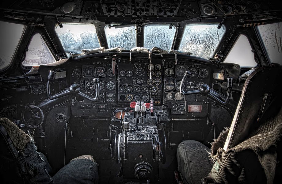 Cockpit Sud Aviation SE 210 Caravelle III par l'artiste Eus Driessen