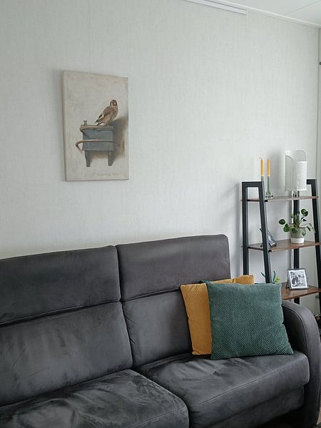 Der Distelfink von Carel Fabritius ArtFrame, Leinwand, Poster und mehr ...