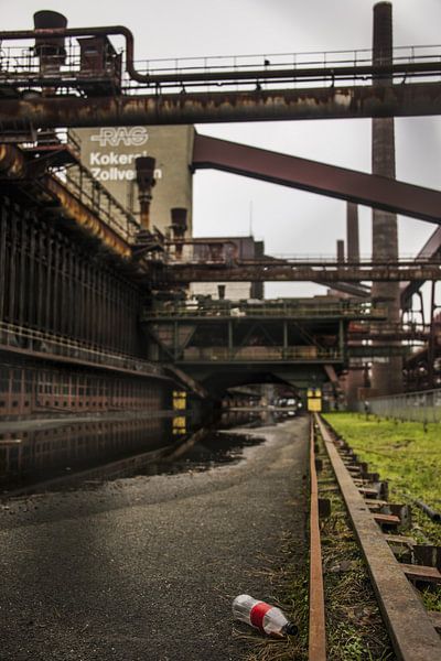 Coke bottle at the Factory by Beeldspraak on canvas, poster, wallpaper ...