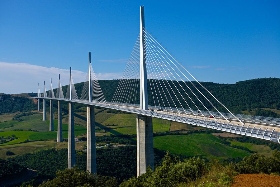 Pont de Millau, France par l'artiste Bert Bouwmeester