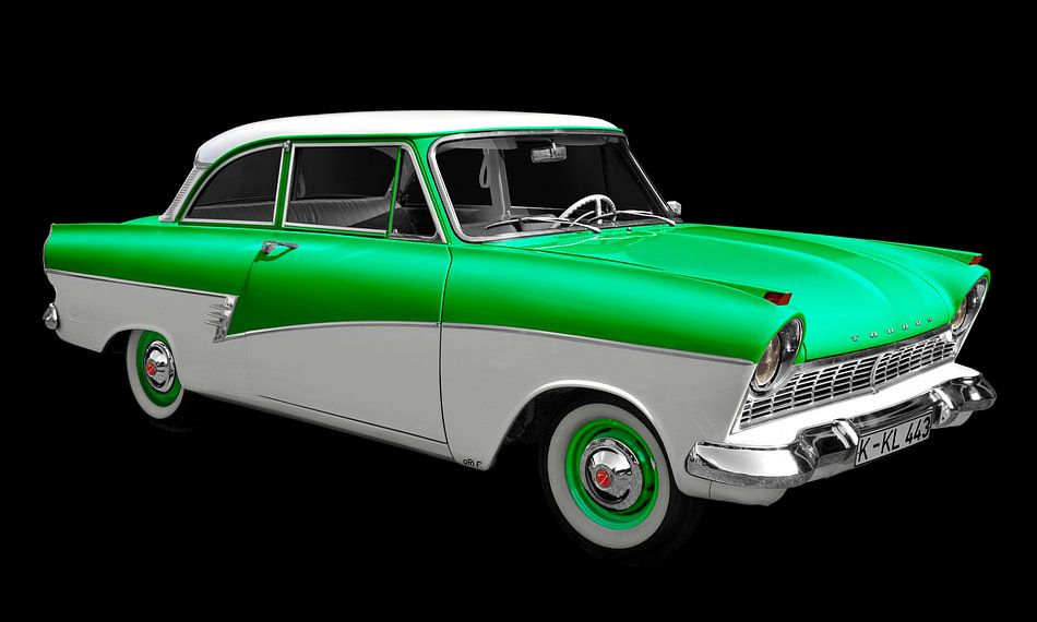 Ford Taunus 17 M Type P2 van aRi F. Huber op canvas, behang en meer