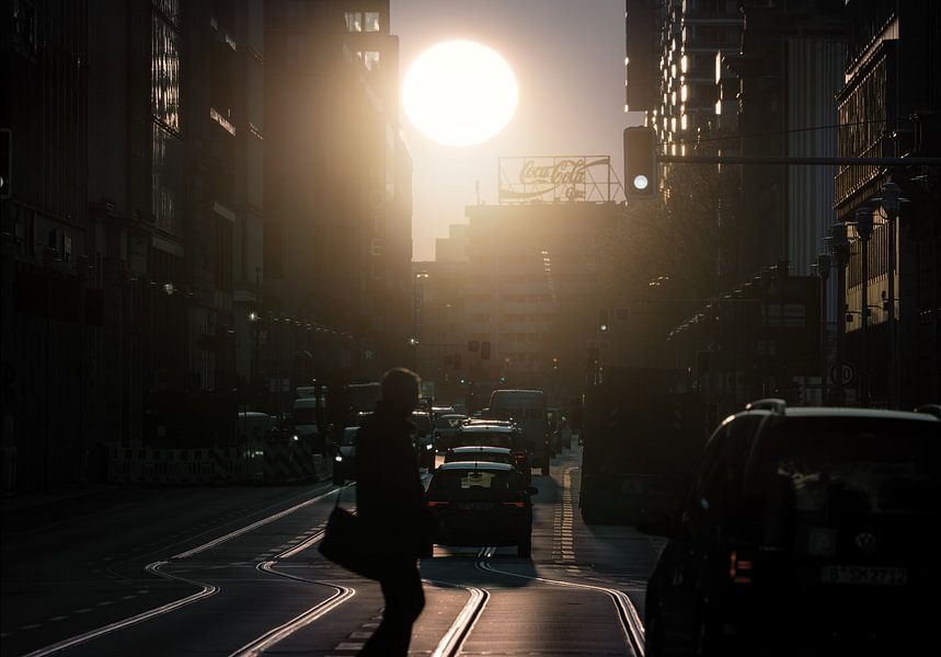 Leipziger Strasse Berlin by Patrick Noack on canvas, poster, wallpaper ...