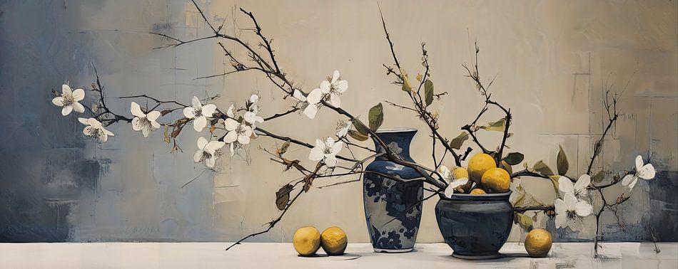 Bloemen van De Mooiste Kunst op canvas, behang en meer