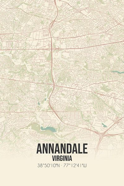 Map Of Annandale Virginia Area