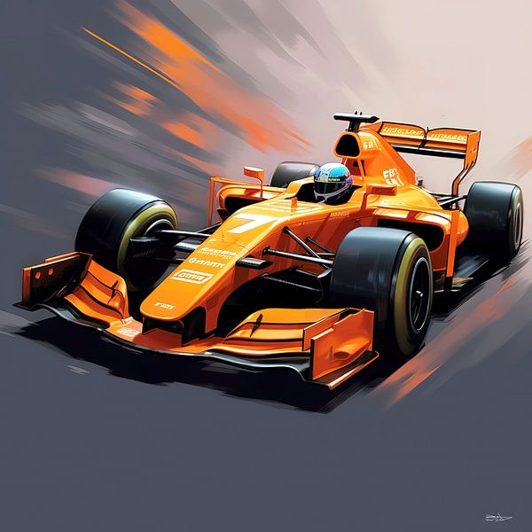 formule-1 van Gelissen Artworks op canvas, behang en meer