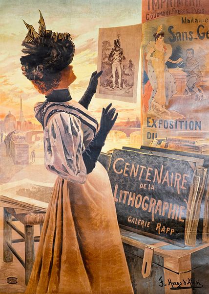 Hugo d' Alési - Eeuwfeest De La Lithographie Galerie Rapp (1895)Hugo d ...