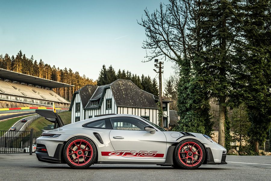 Porsche GT3 RS Spa-Francorchamps par l'artiste Bas Fransen