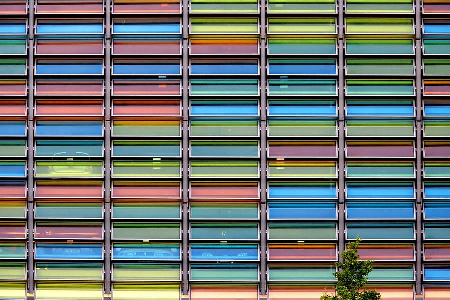 parkeergarage van renso propstra op canvas, behang en meer