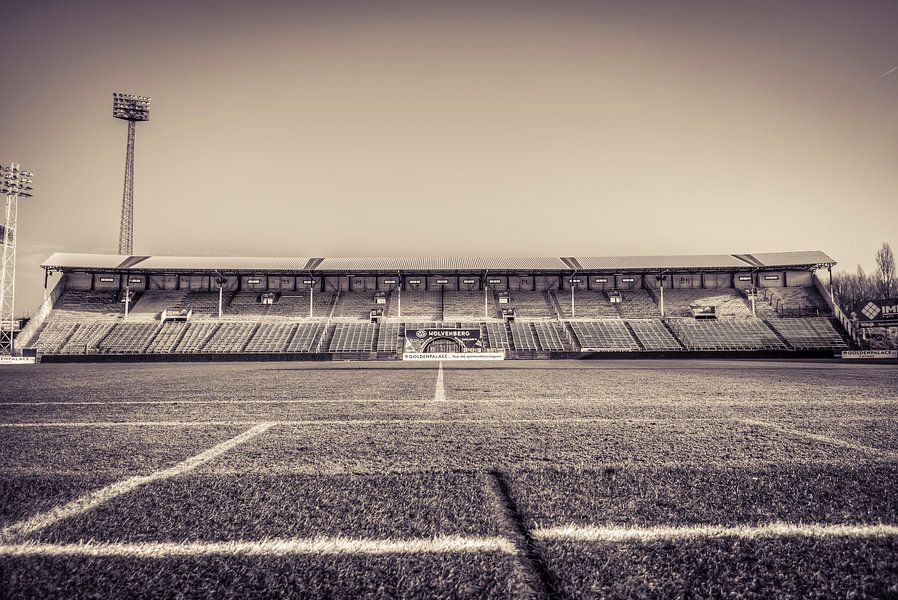 RAFC Football Stadium Tribune 2 van Sophie Wils op canvas, behang en meer