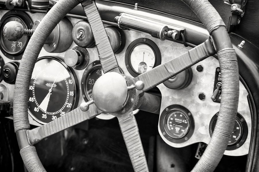Vintage Bentley race car dashboard by Sjoerd van der Wal Photography on ...