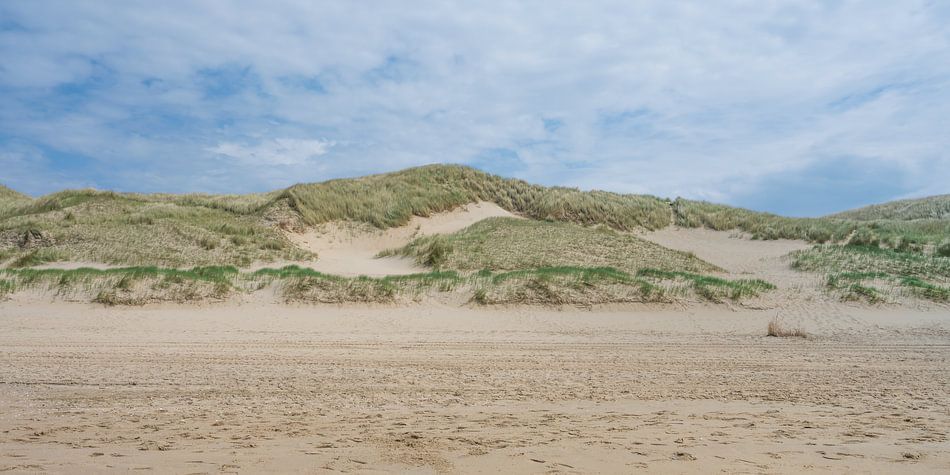 Panorama van de Nederlandse kust : Zand, Strand en duinen van Marjolijn ...