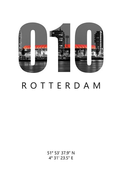010 Rotterdam tekst voor o.a. poster / affiche De Kuip van Anton de ...