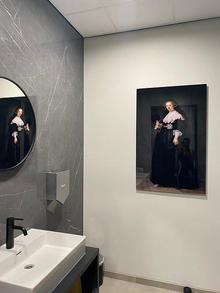 Oopjen Coppit van Rembrandt van Rijn op canvas, behang, poster en meer