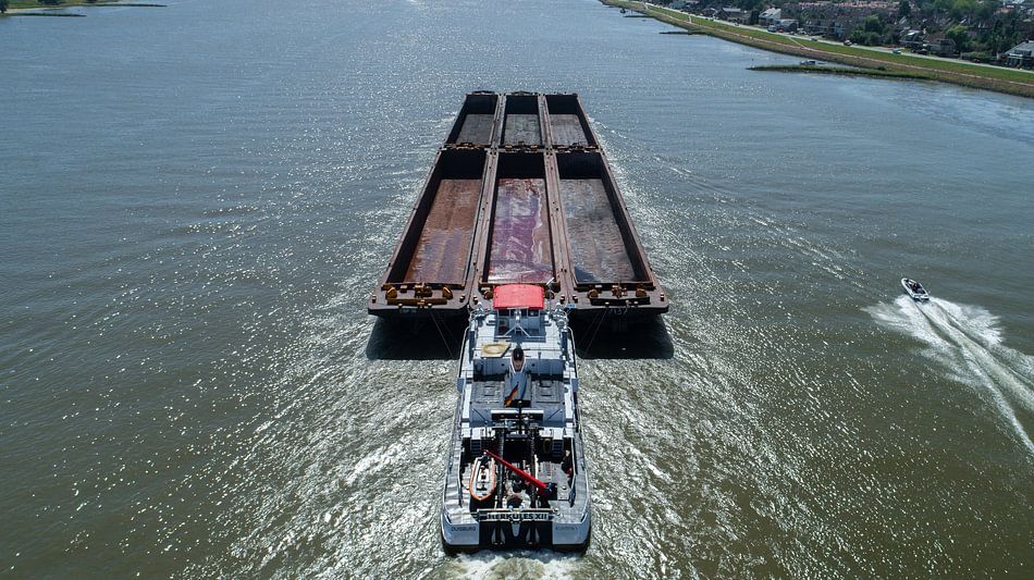 Duwboot Hercules 12 van Vincent van de Water op canvas, behang en meer