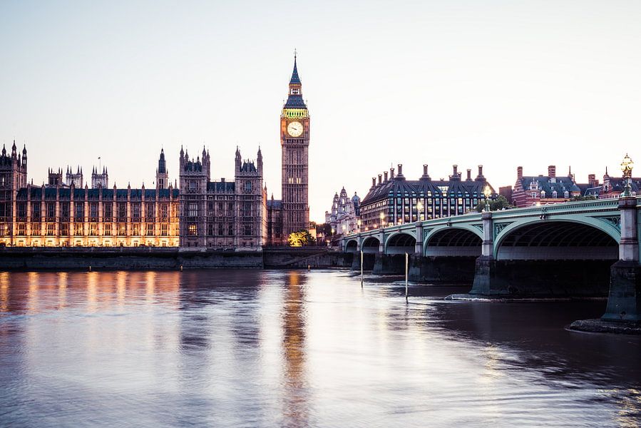 Londen van davis davis op canvas, behang en meer