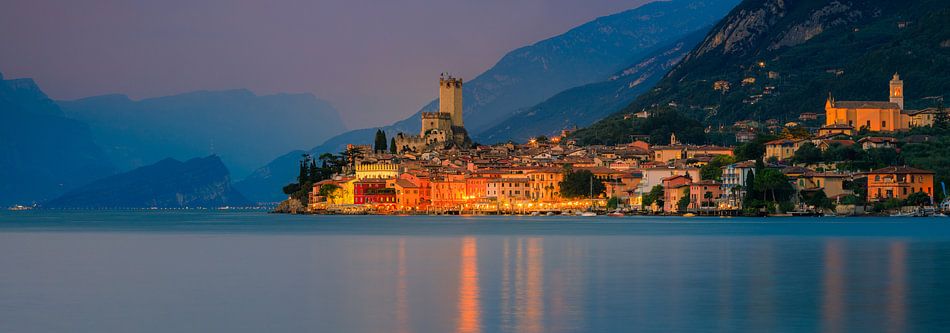 Malcesine, Lac de Garde, Italie par l'artiste Henk Meijer Photography
