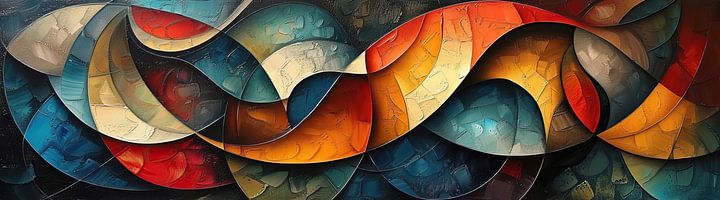 Mooie lint kunst op canvas, behang en meer