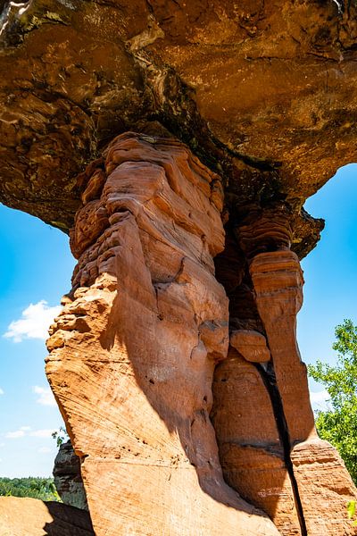Details devil table from sandstone in Palatinate Forest by Dieter ...