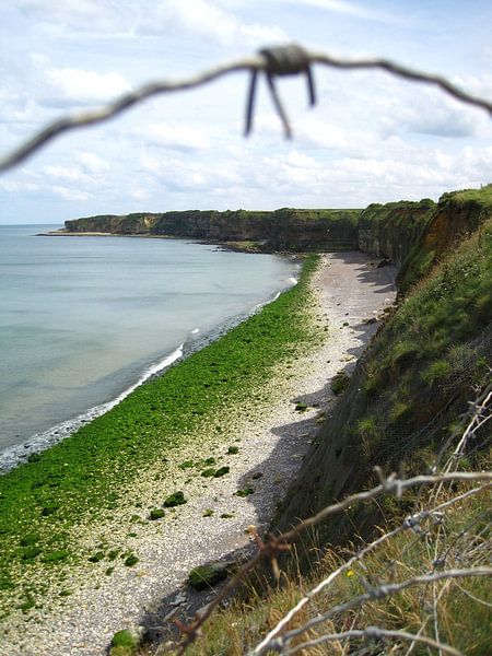 De 'onneembare' D-Day linie Pointe du Hoc van Ronald Gorter op canvas ...